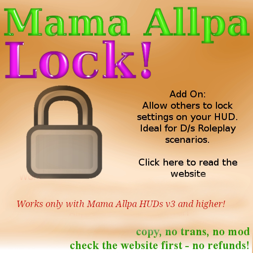 幻想の彼方で… [Second Life] Mama Allpa V3.6 新しい機能